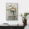 IDEA4WALL Vibrant Wildflower White Daisy Flower Modern French Country Floral Pictures Large ...